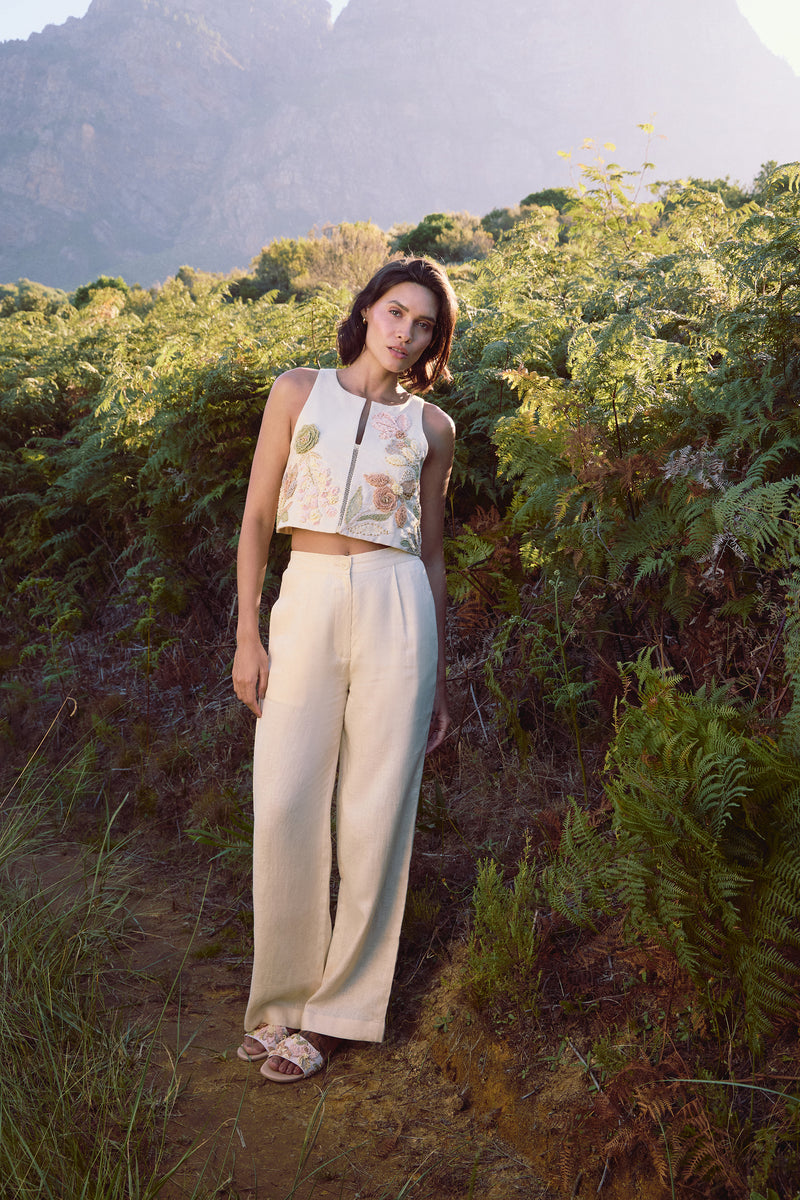 Springbok Pants (Vanilla) – SandByShirin