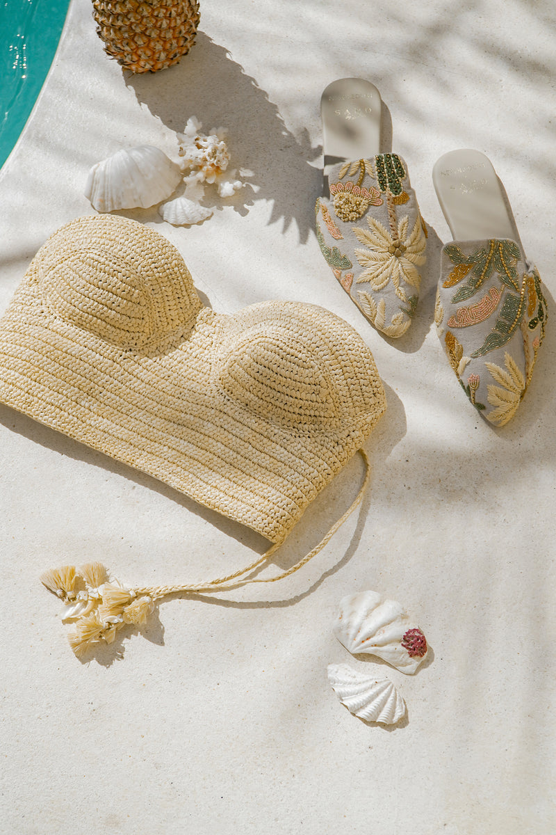 Madagascar Structured Bandeau (Light Crème) – SandByShirin